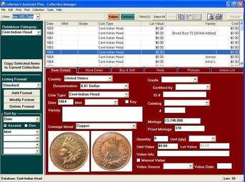 Currency & Coin Collection Inventory Software | JP's Corner