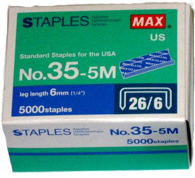 5 000 #35 Standard Staples - JP's Corner