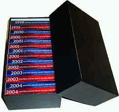 U.S. Mint Proof Set Storage Boxes | JP's Corner
