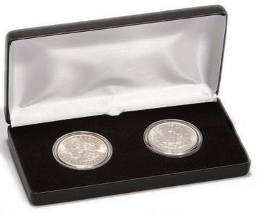 Slim Leatherette Storage Boxes | Faux Leather Coin Cases - JP's Corner