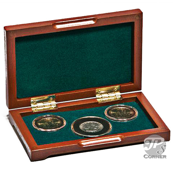 Air-Tite Wood Coin Cases | Wooden Presentation Cases - JP's Corner